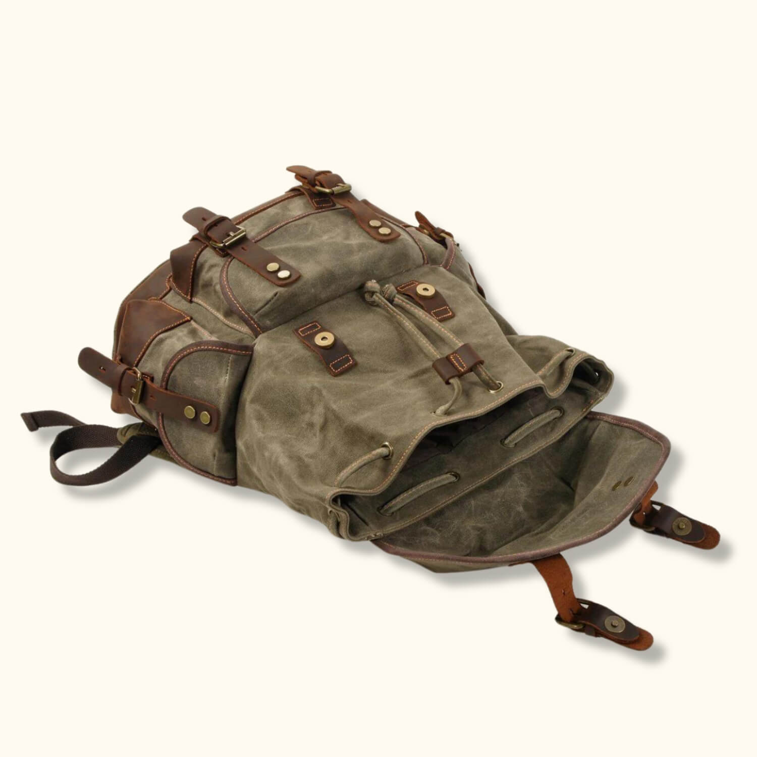 The Heritage - Vintage Canvas Backpack – Western Leather Goods